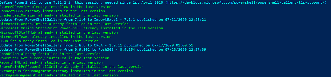 Update All Powershell Modules At Once 