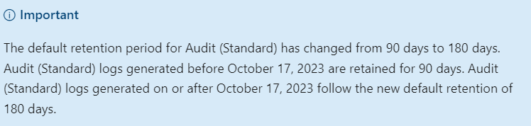 Microsoft 365 audit logs are now retained for 365 days for all tenants ...